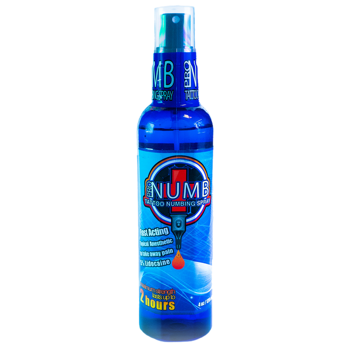 (4oz) Pro Numb Tattoo Numbing Spray Single Bottle