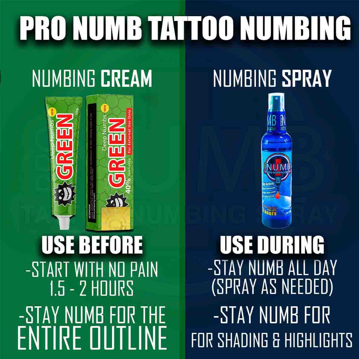 4oz + 10g combo (spray + cream combo)