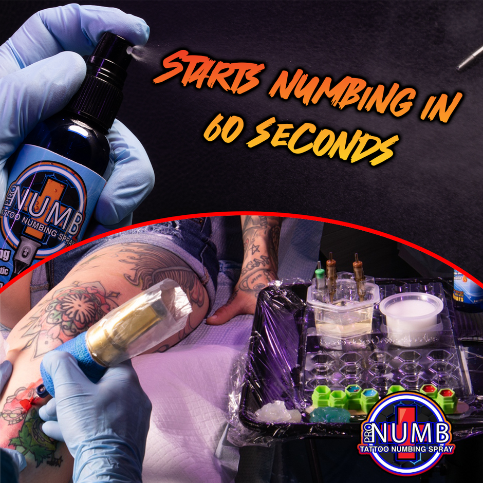 Pro Numb Tattoo Numbing Spray 1oz 3 Pack